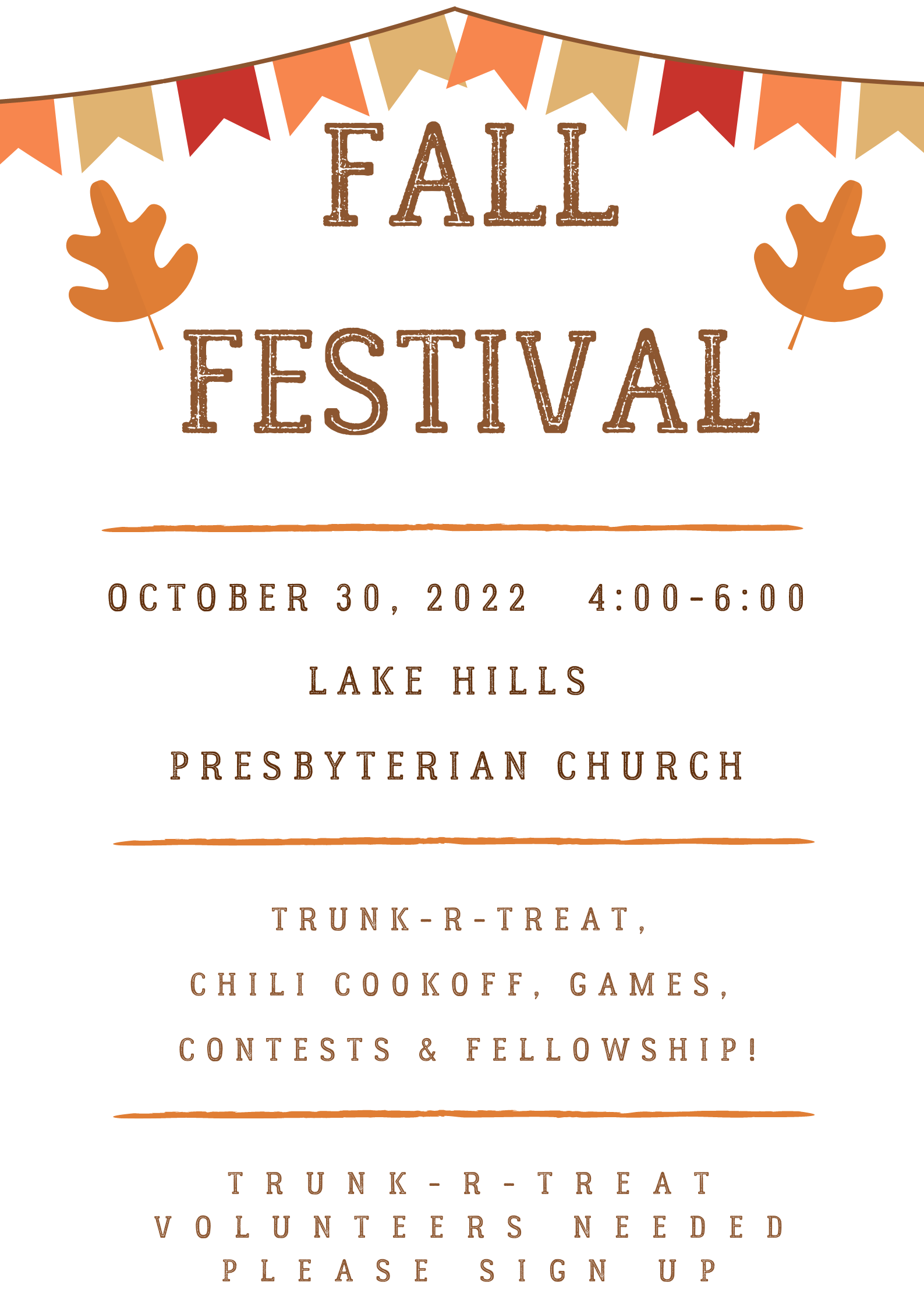 Fall Festival at Lake Hills Church